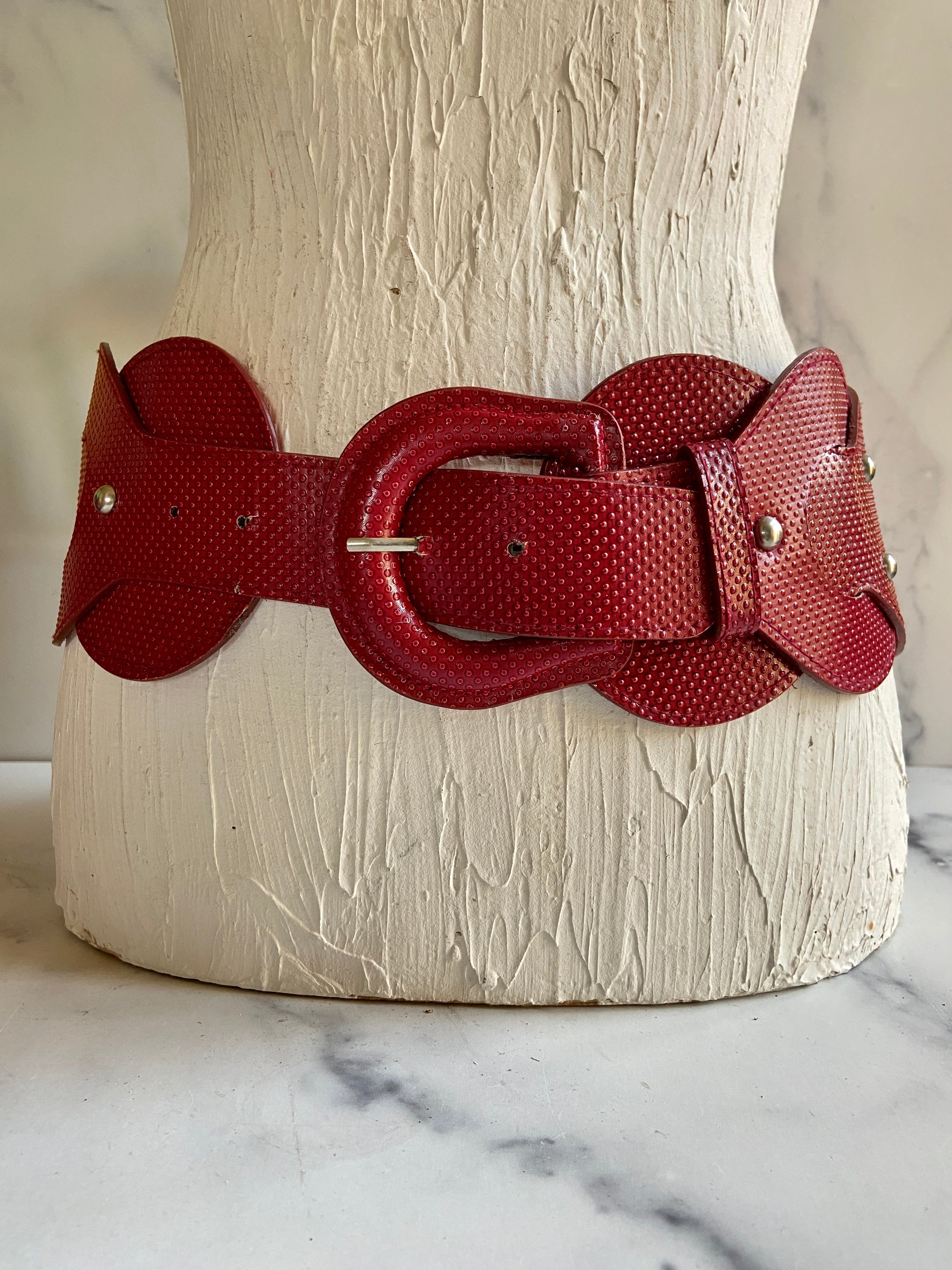 Wide Rampage red belt – Holy Thrift