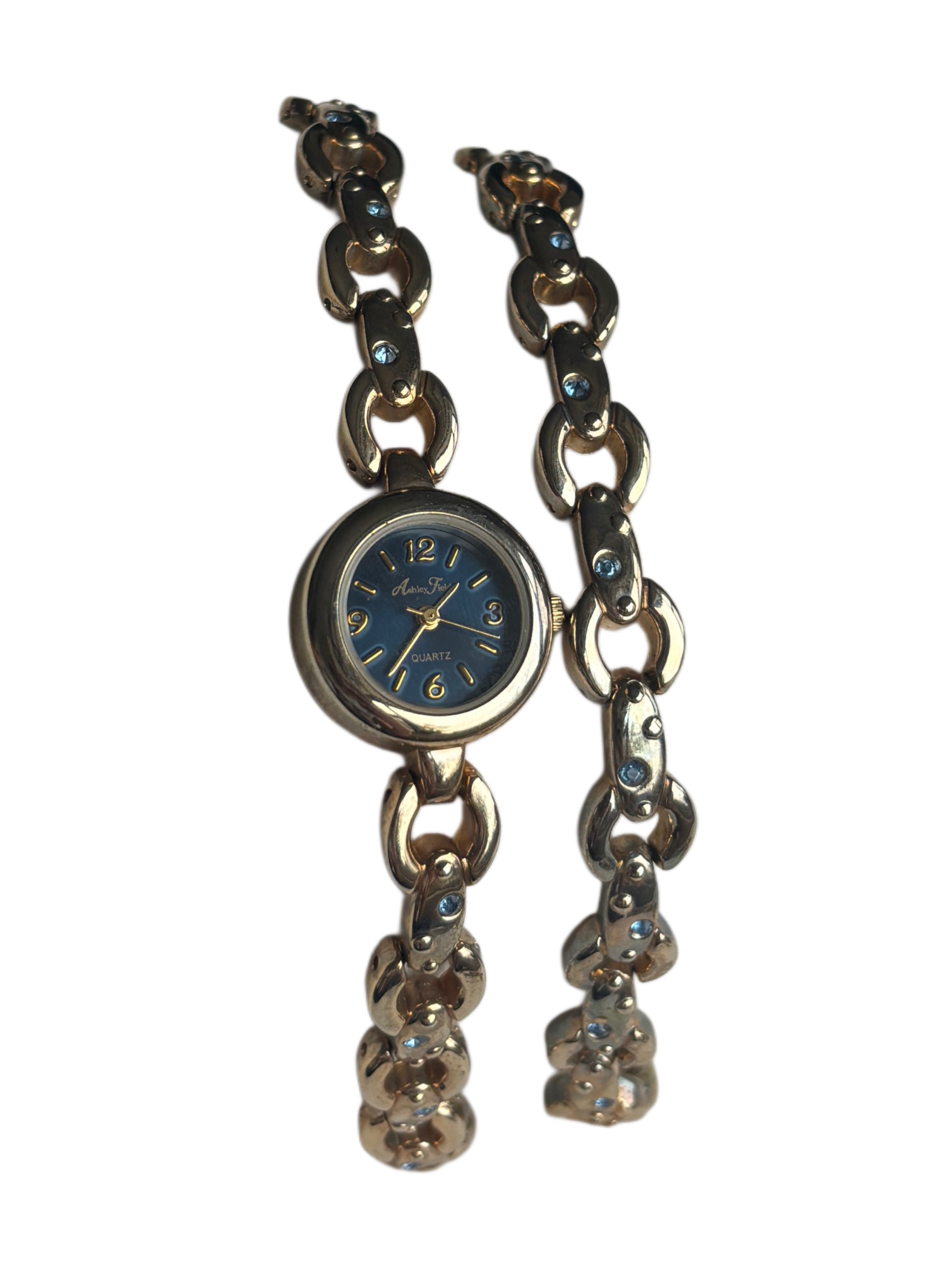 Y2K blue gem watch set – Holy Thrift