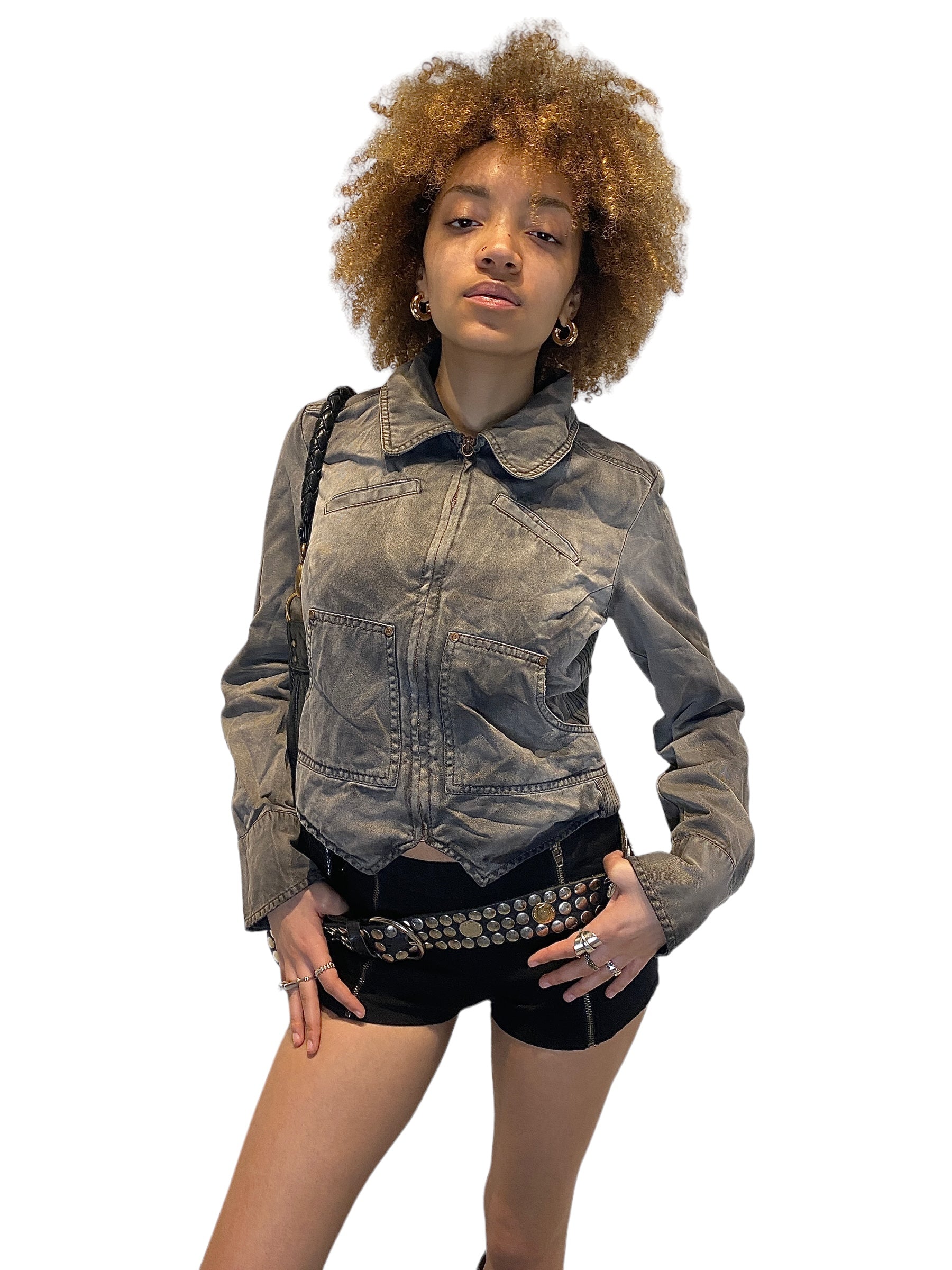 Vintage Diesel zip up utility jacket (M) – Holy Thrift