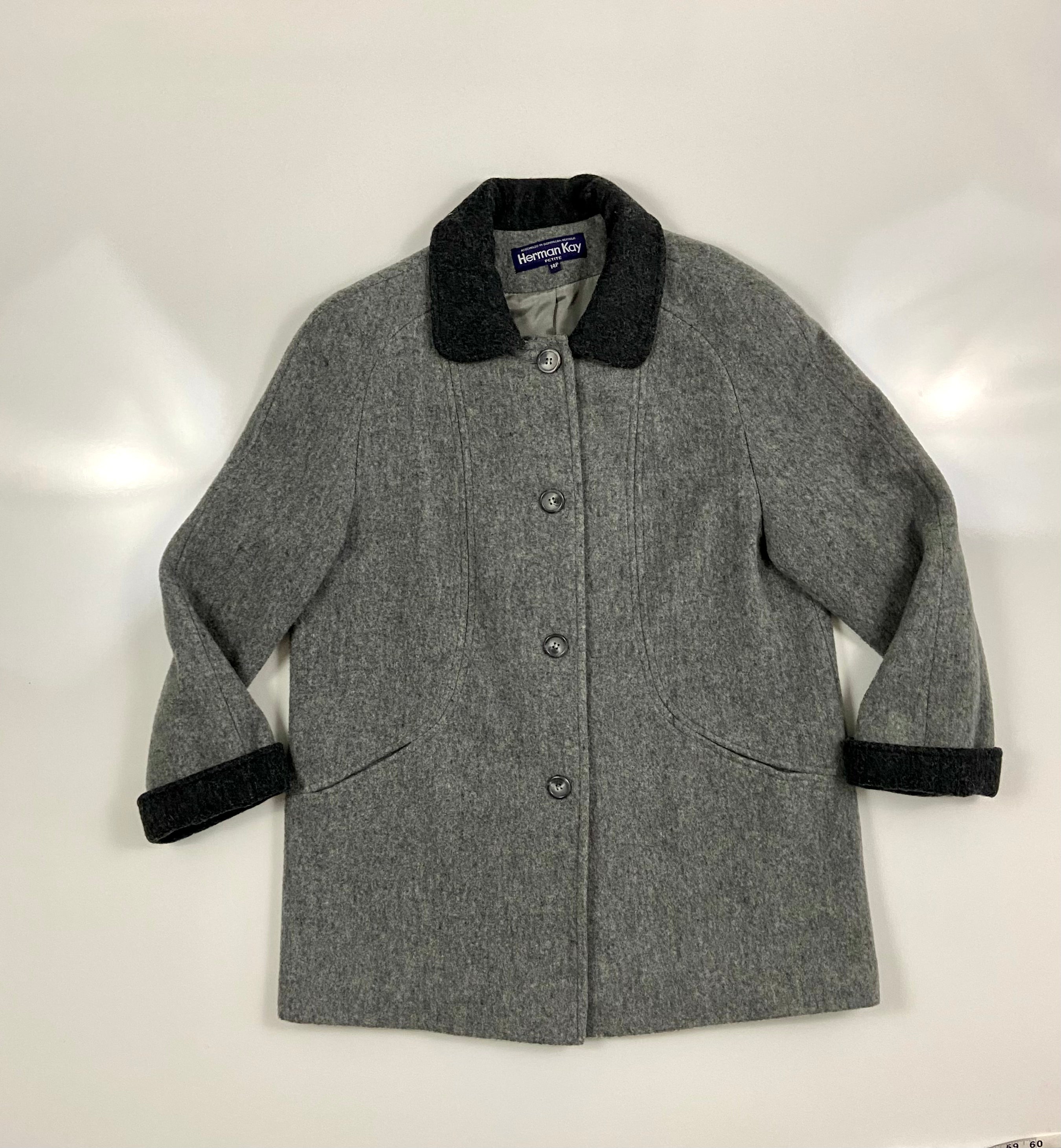 Vintage Herman Kay wool coat – Holy Thrift