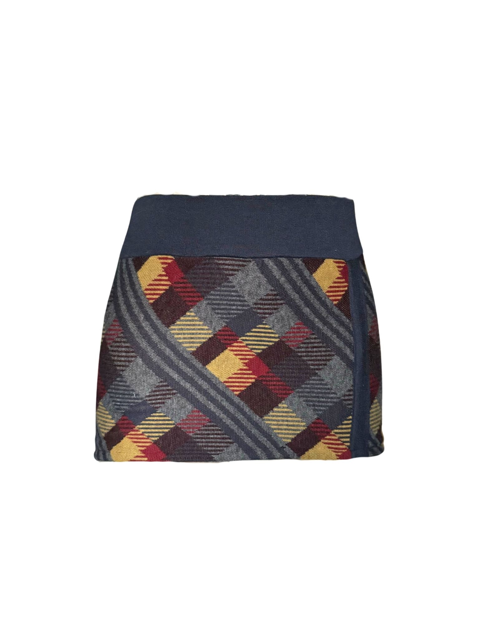 Primary Plaid Micro Mini Skirt (S) – Holy Thrift