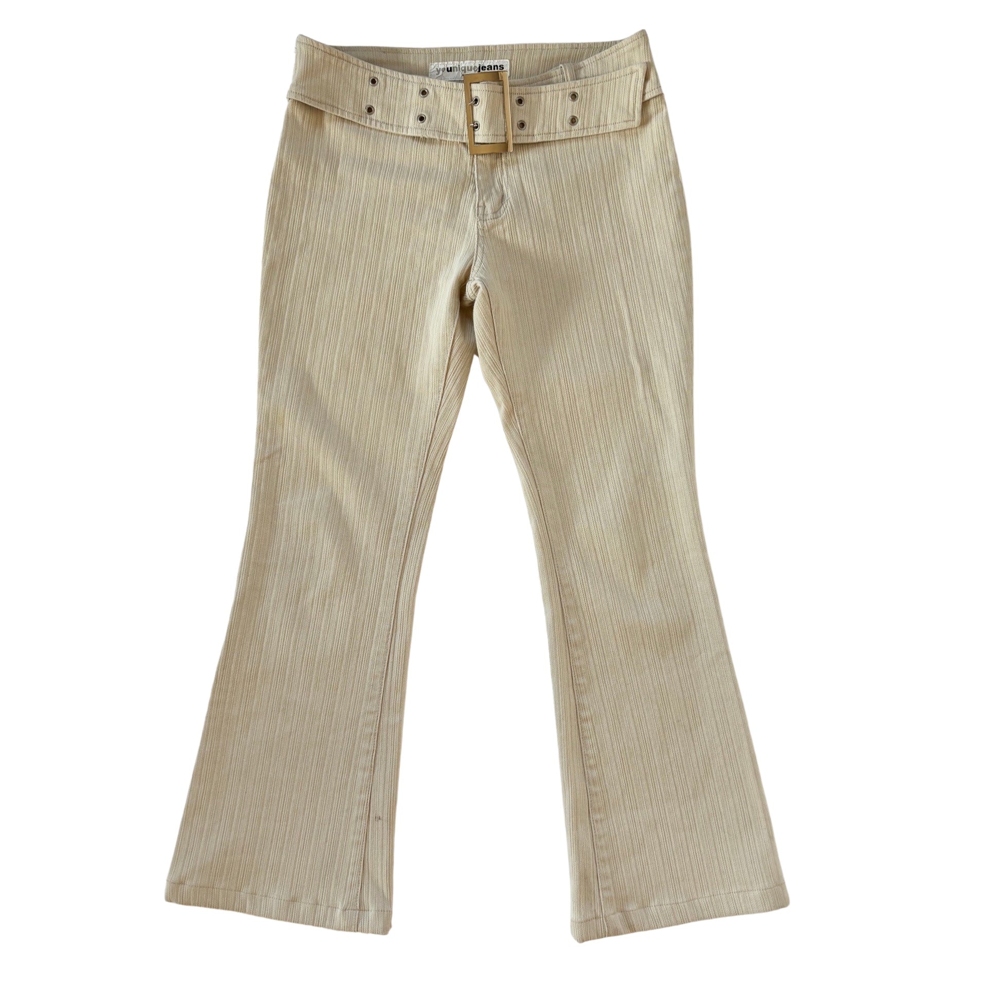 Y2K Belted Flares (S) – Holy Thrift