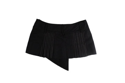 Cyberdog low waisted asymmetric micro mini skirt with circuit pattern ...