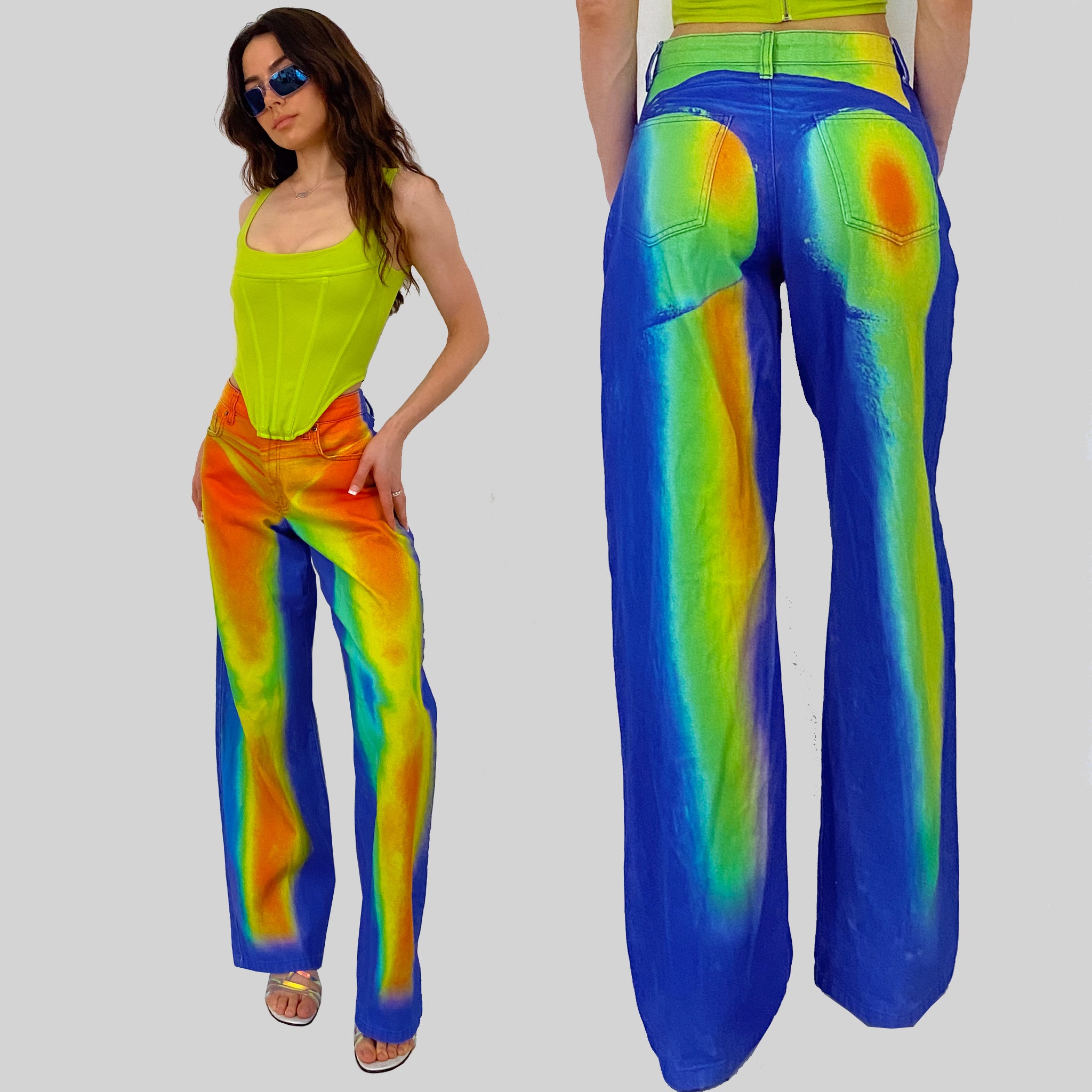 Heatmap Jeans - Medium – Holy Thrift
