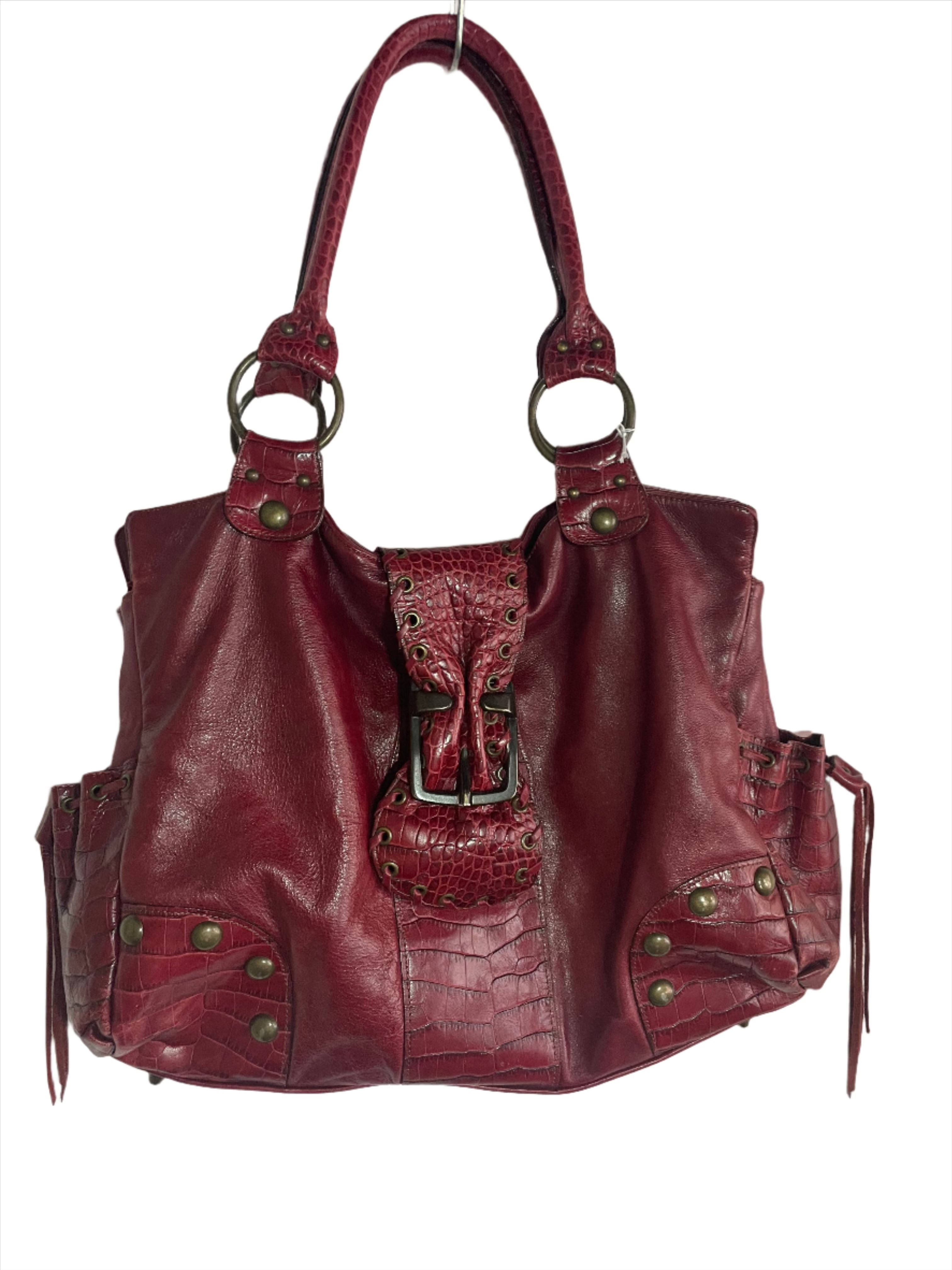 Large Leather Red Purse – Holy Thrift
