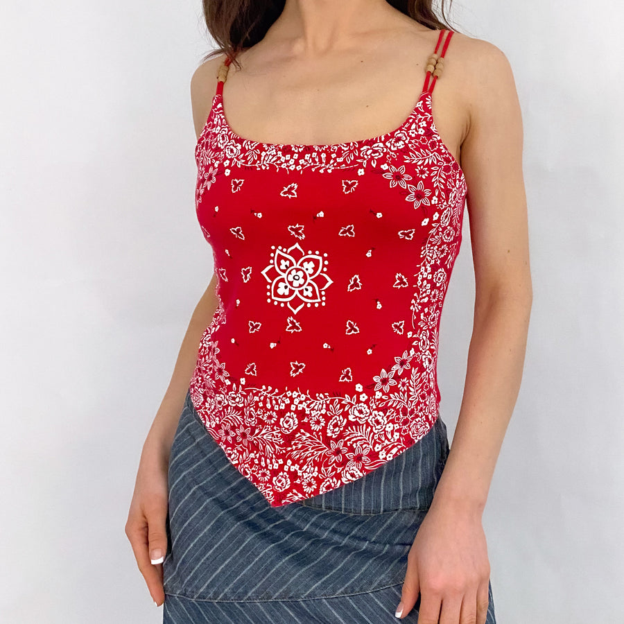 Y2K Bandana Tank - Medium — Holy Thrift
