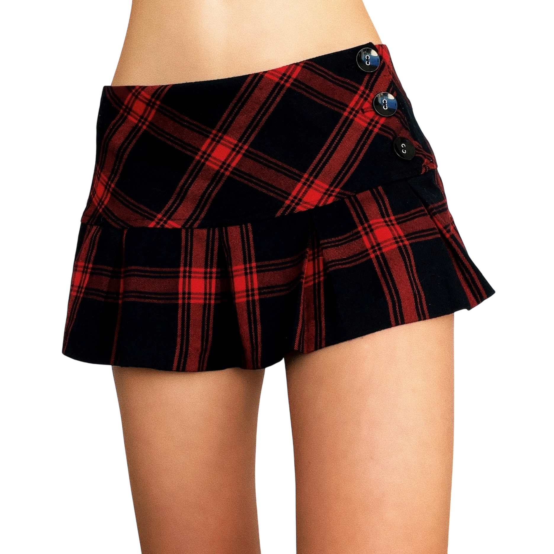 90s Plaid Micro Mini Skirt (XS) – Holy Thrift