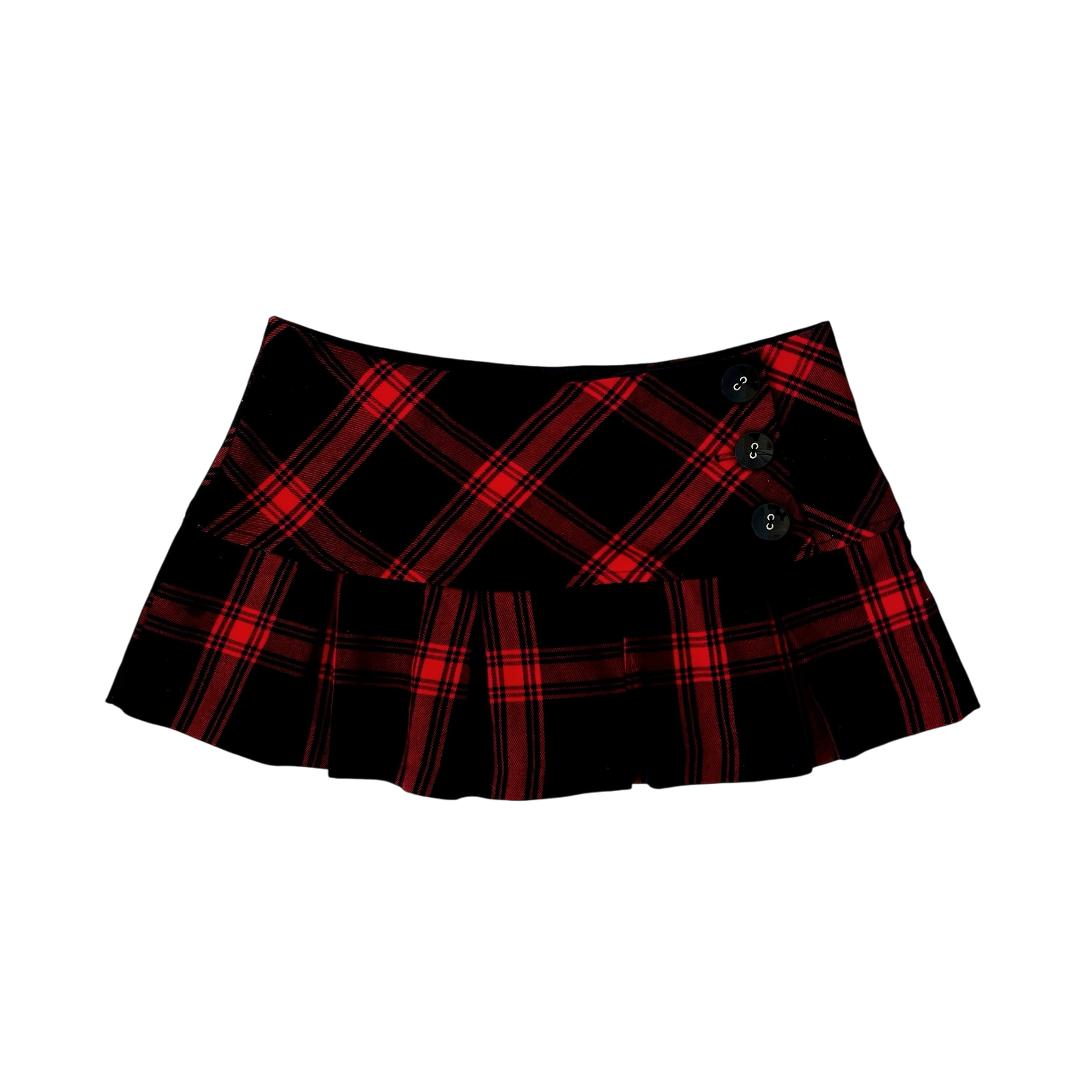 90s Plaid Micro Mini Skirt (XS) – Holy Thrift