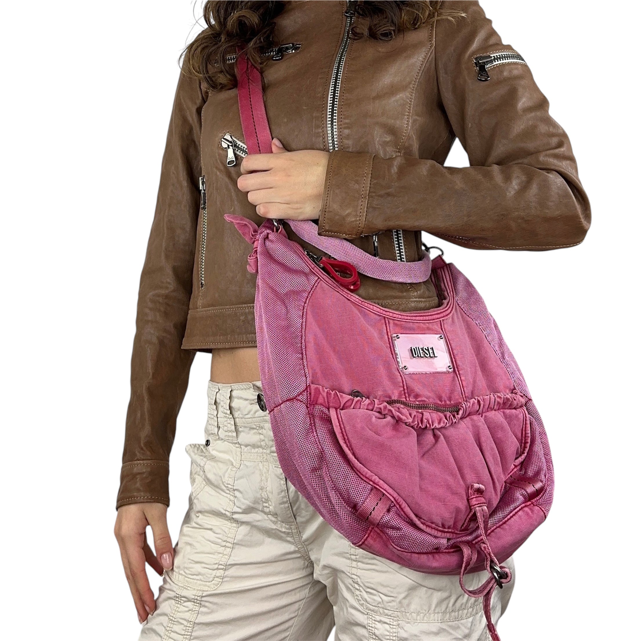 Diesel Pink Cargo Bag – Holy Thrift