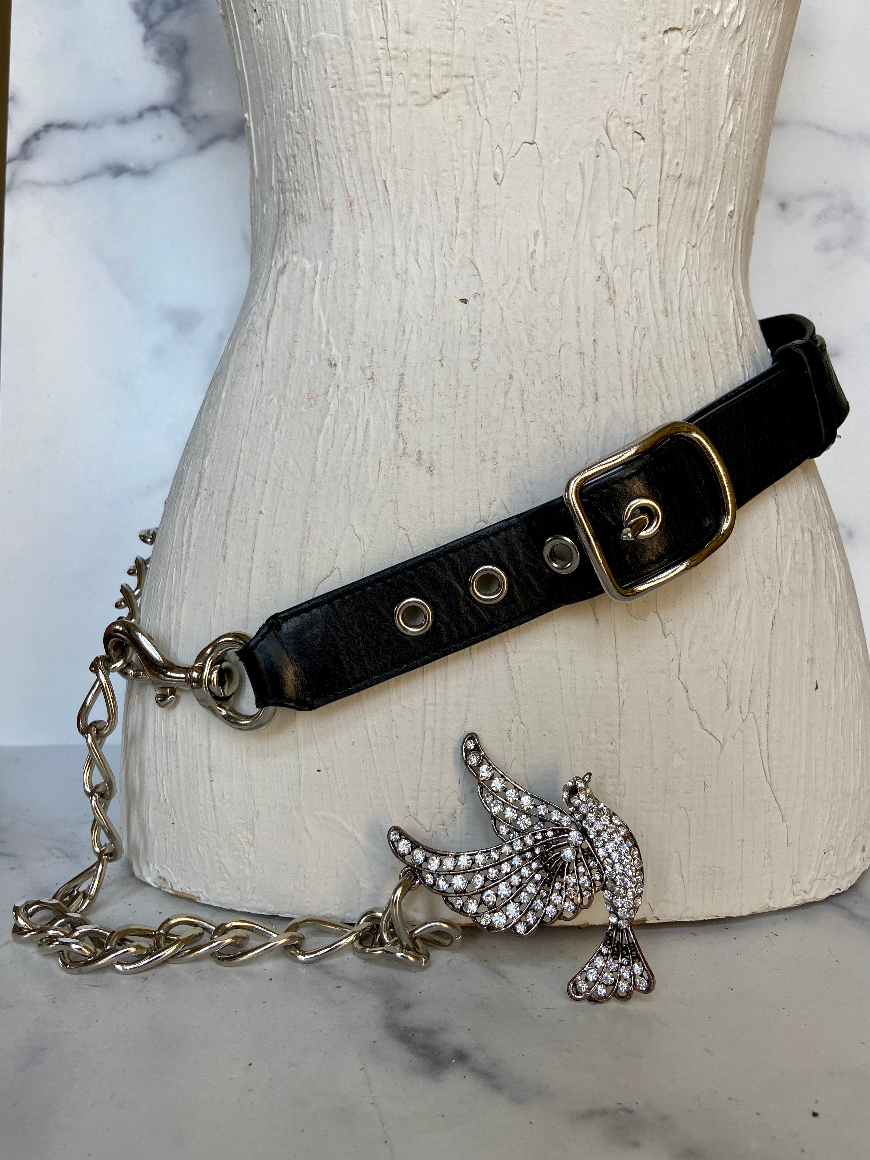 Diamond bird belt – Holy Thrift