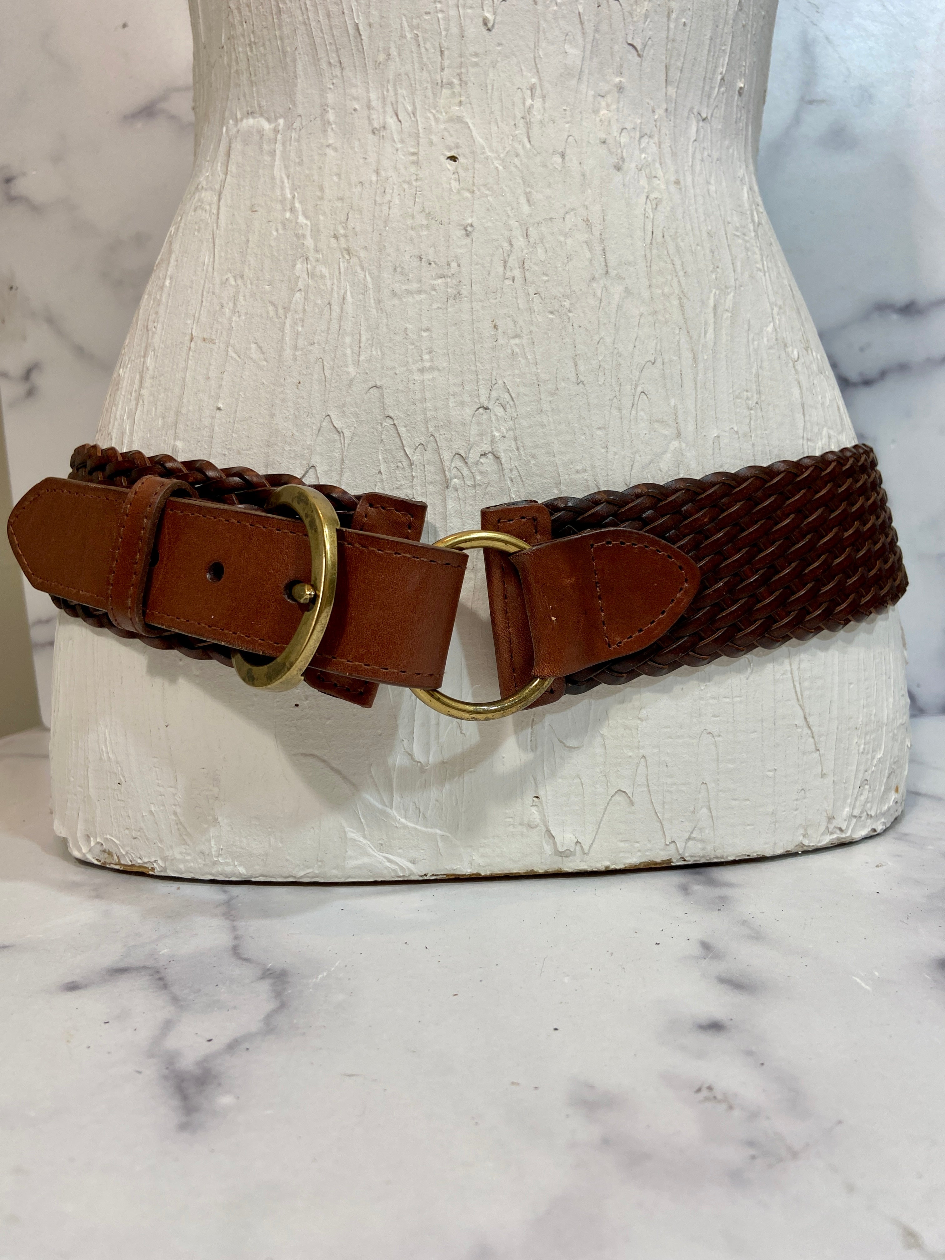 Brown reworked belt – Holy Thrift