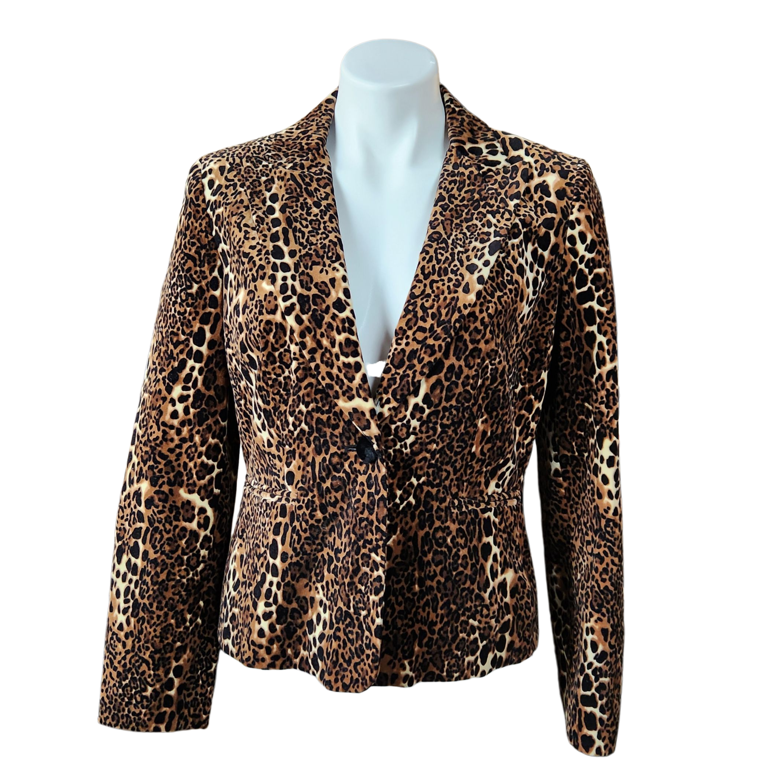 90s Velvet Cheetah Blazer (M) – Holy Thrift