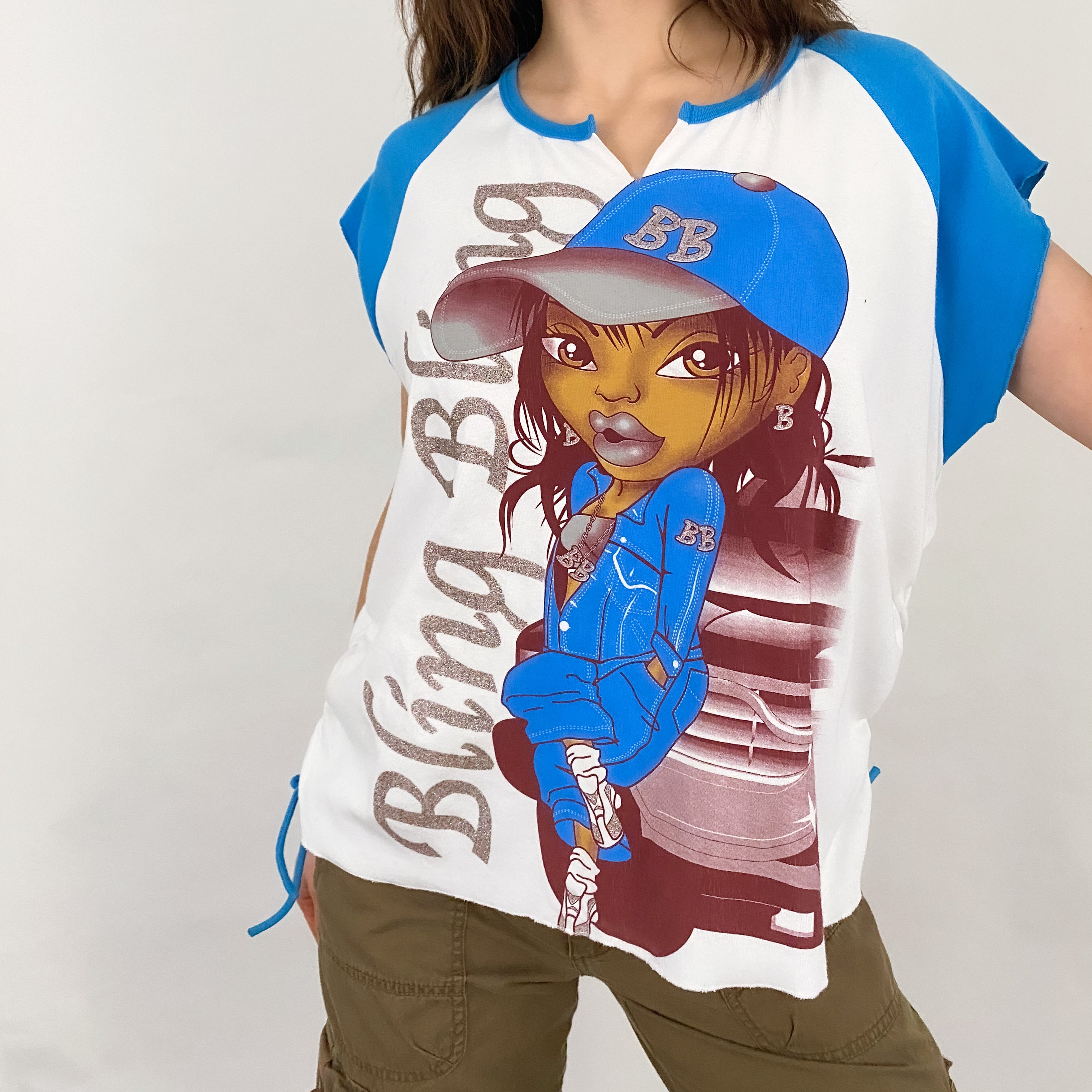 Y2K Bling Bling Doll Tee – Holy Thrift