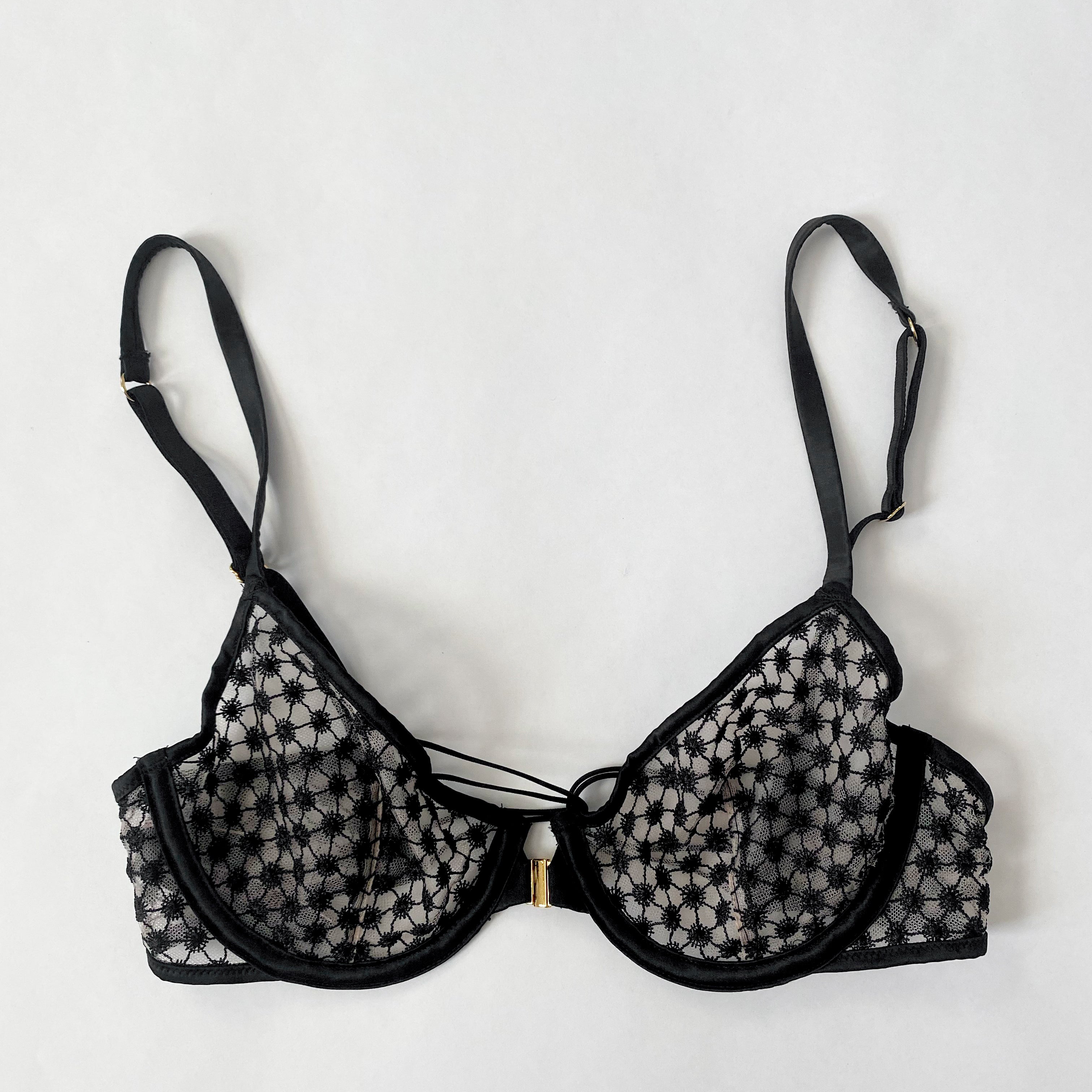 VS Black Sheer Bra – Holy Thrift