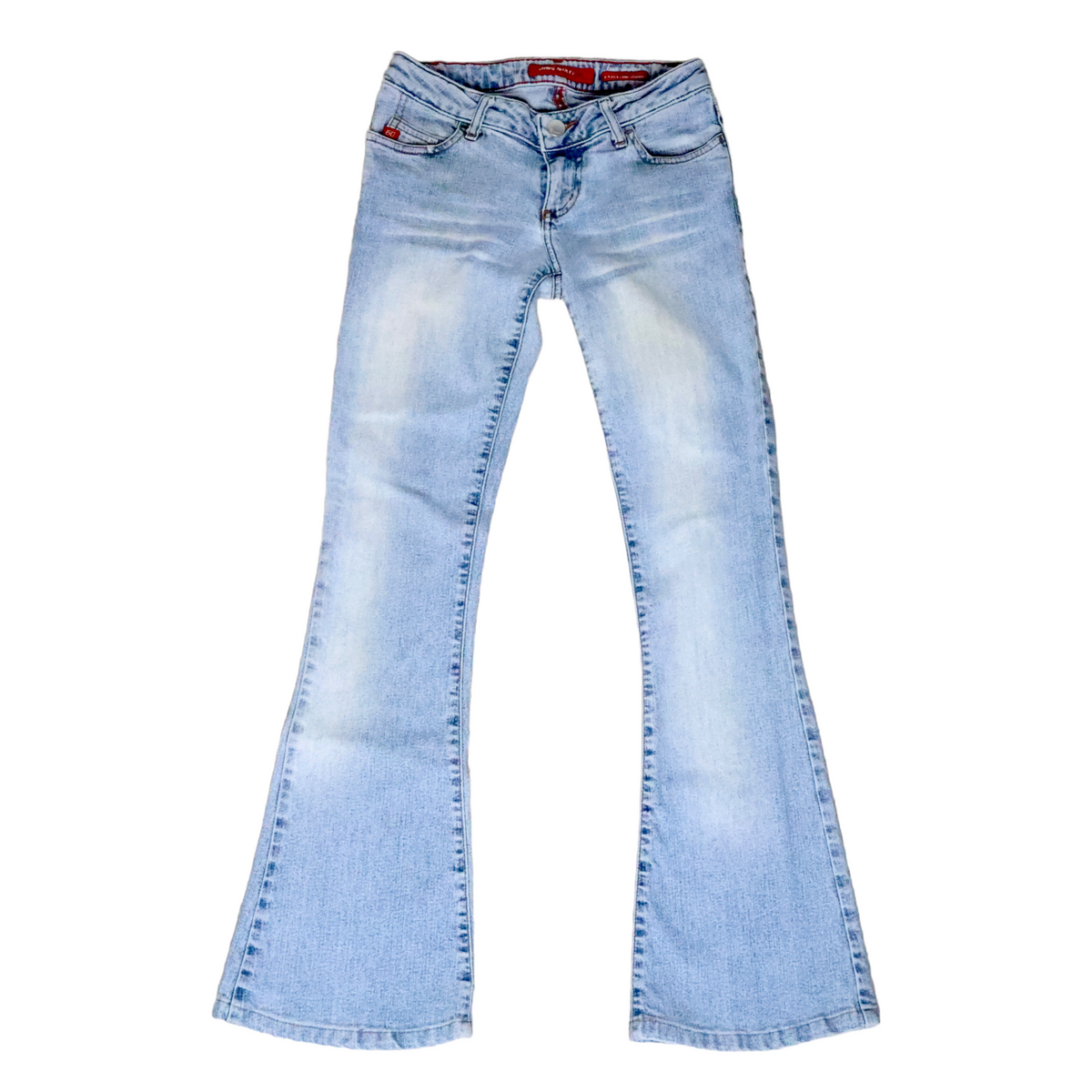 Miss Sixty Low Rise Flare Jeans (XS) — Holy Thrift