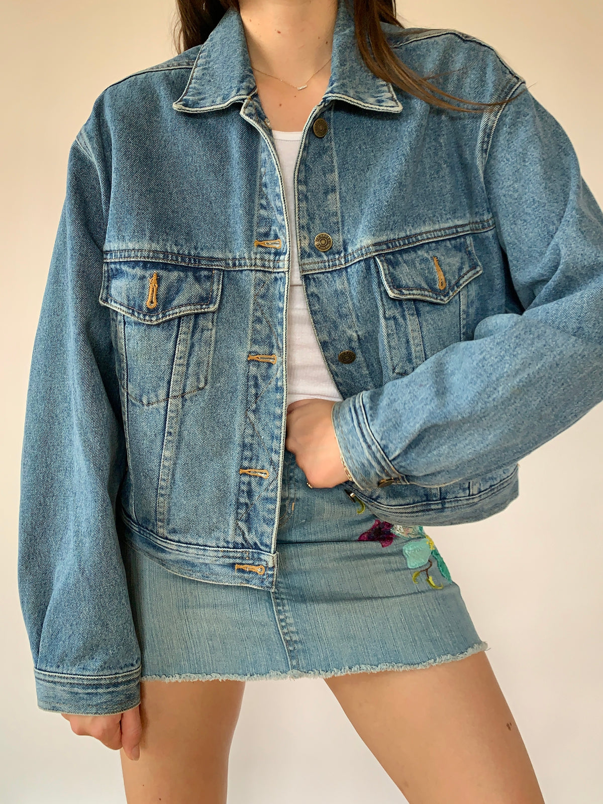 Vintage 1990s Denim Jacket — Holy Thrift