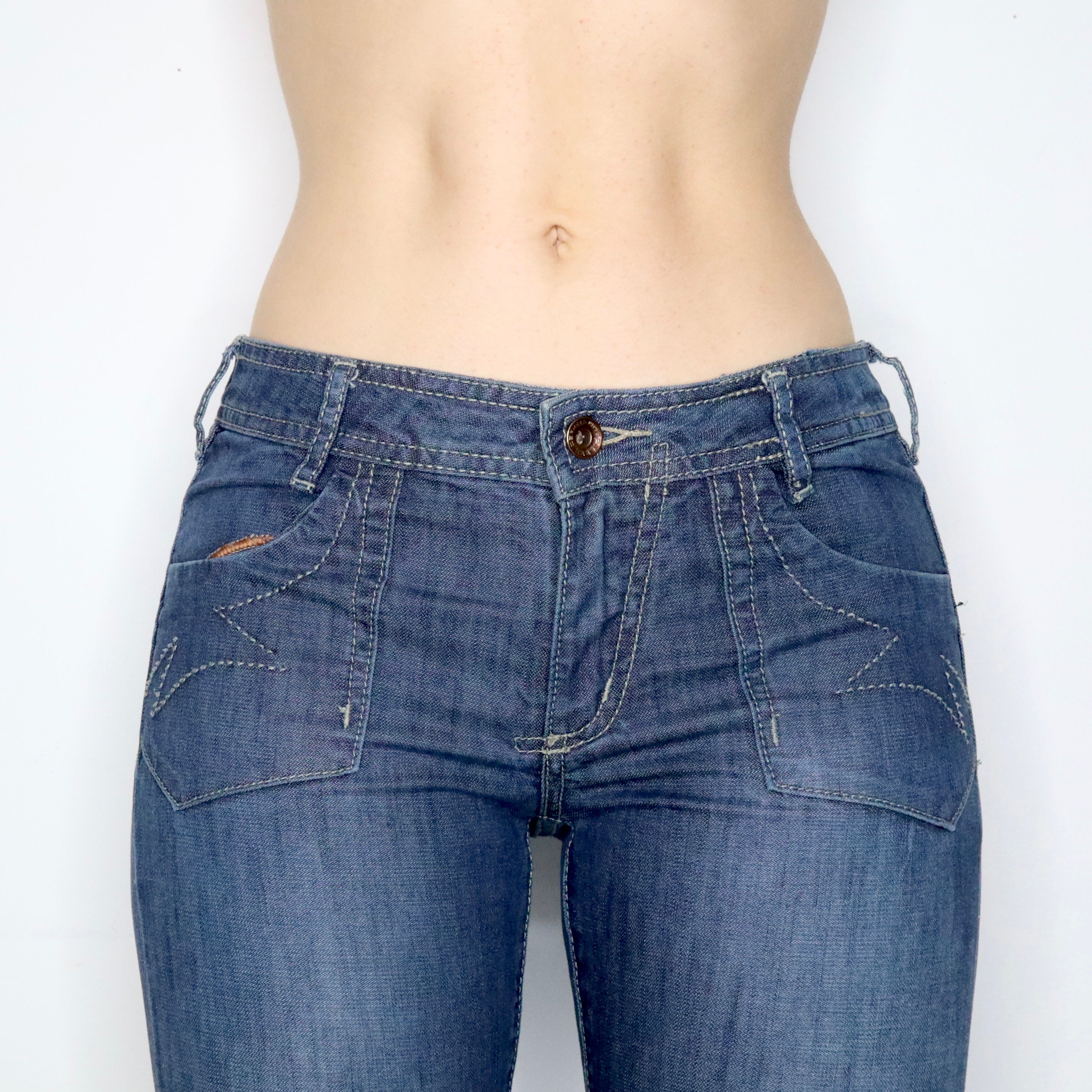 Low Rise Bootcut Jeans (Small) – Holy Thrift