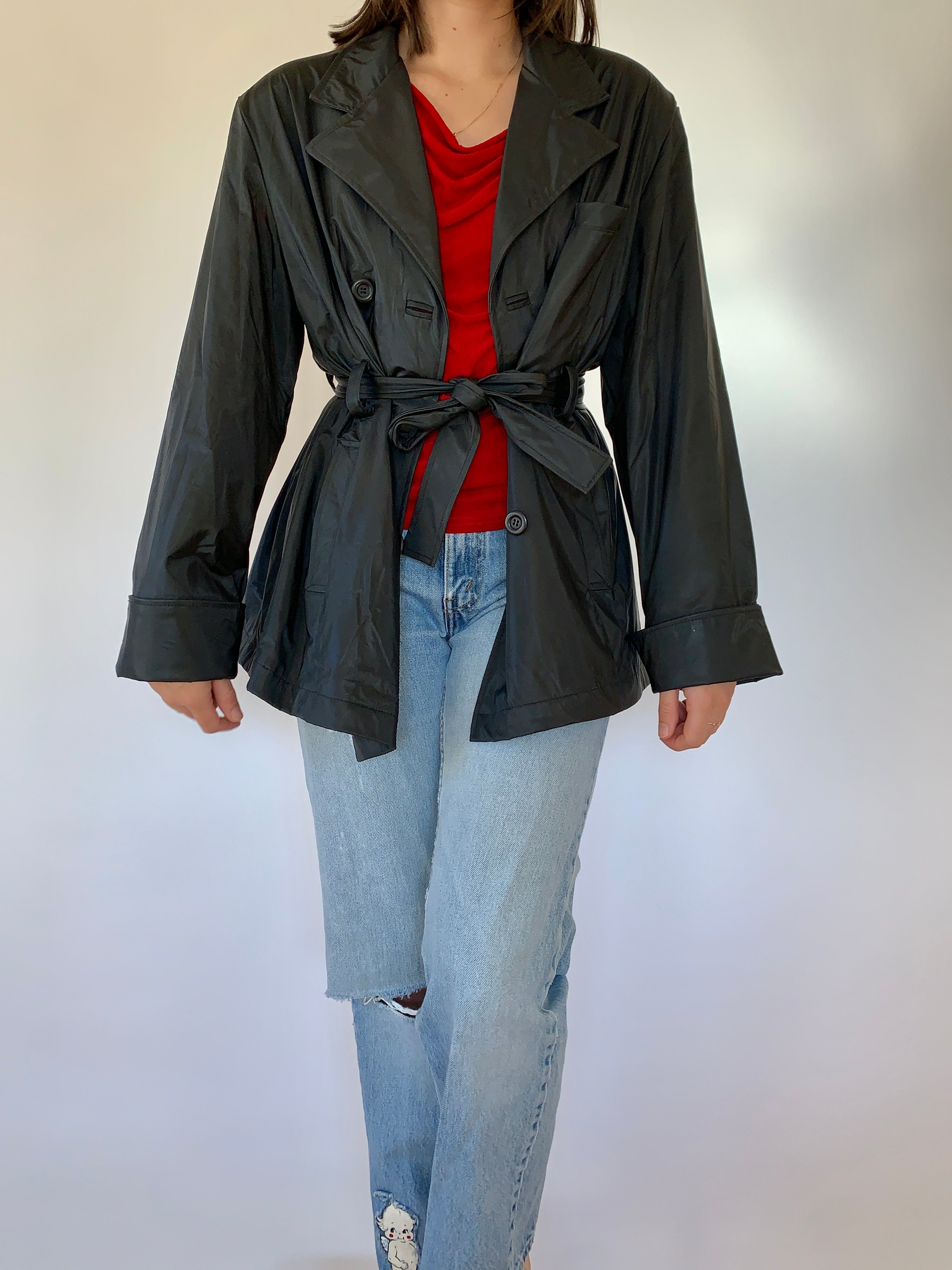 Vintage 1990s Vinyl Trench – Holy Thrift