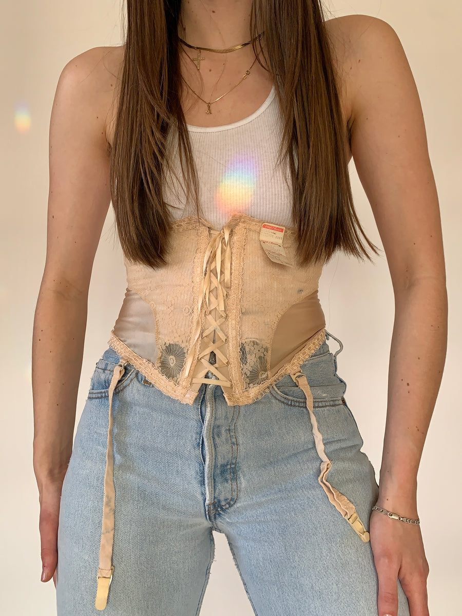 Vintage 1970s Deadstock Corset — Holy Thrift